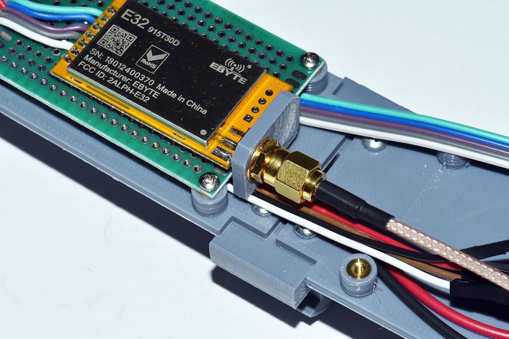 SMT Designs. SMA Connector Clip